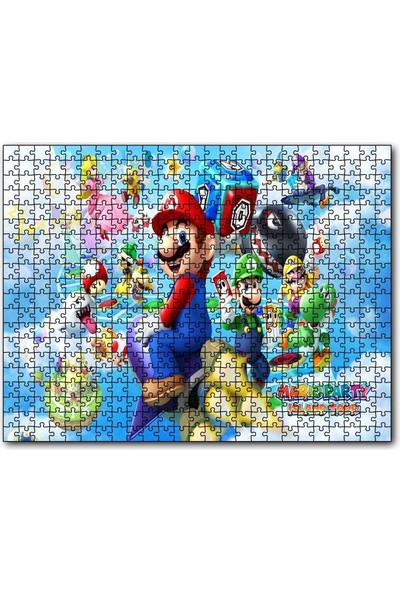 Cakapuzzle Nintendo Mario Party Island Tour 255 Parça Puzzle Yapboz Mdf (Ahşap)