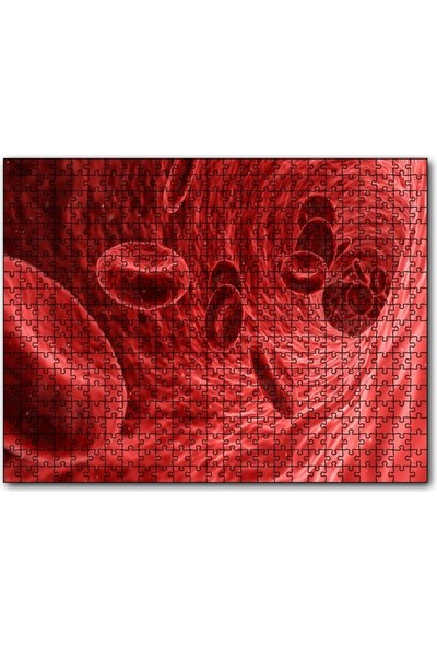 Cakapuzzle Damarların Içi ve Alyuvarlar 255 Parça Puzzle Yapboz Mdf (Ahşap)