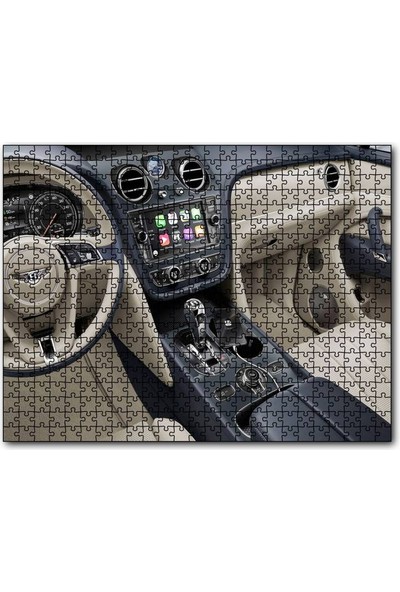 Cakapuzzle Bentley Bentayga Phev Kokpit 500 Parça Puzzle Yapboz Mdf (Ahşap)