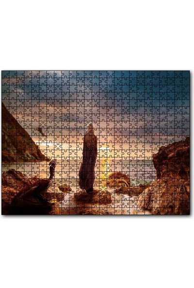 Cakapuzzle Günbatımı Daenerys Targaryen 120 Parça Puzzle Yapboz Mdf (Ahşap)