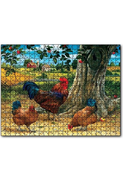 Cakapuzzle Tavuk Horoz Elma Ağacı Ev Manzarası Görseli 120 Parça Puzzle Yapboz Mdf (Ahşap) Cakapuzzle Tavuk Horoz Elma Ağacı Ev Manzarası Görseli 120 Parça Puzzle Yapboz Mdf (Ahşap)