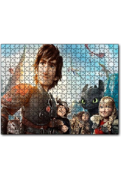 Cakapuzzle Ejderhanı Nasıl Eğitirsin 2 Tüm Karakterler 1000 Parça Puzzle Yapboz Mdf(Ahşap) Cakapuzzle Ejderhanı Nasıl Eğitirsin 2 Tüm Karakterler 1000 Parça Puzzle Yapboz Mdf(Ahşap)