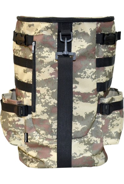 Pradoor Kamuflaj Kampçı Sırt Çantası Navy
