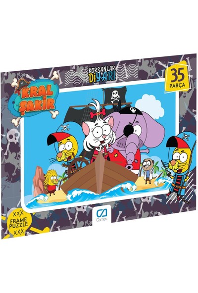 Ca Games Kral Şakir 35 Parça Frame Puzzle CA.5049 Ca Games Kral Şakir 35 Parça Frame Puzzle CA.5049
