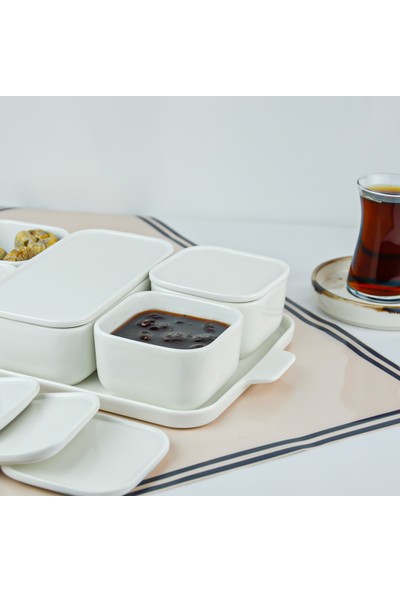 Acar La Pure Porselen 6'lı Kahvaltılık Seti Acar La Pure Porselen 6'lı Kahvaltılık Seti