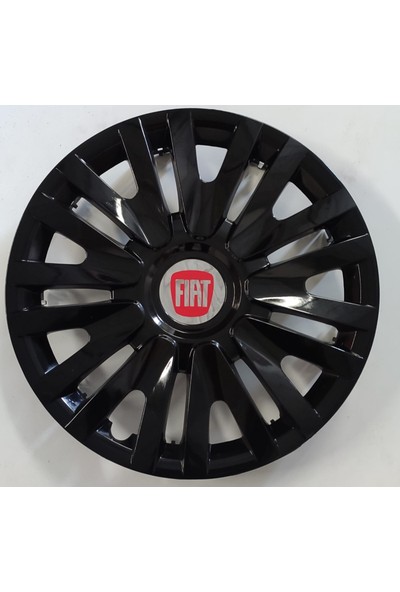 AJK Fiat Fiorino Parlak Siyah 14 Inc Kırılmaz Jant Kapağı 4 Adet