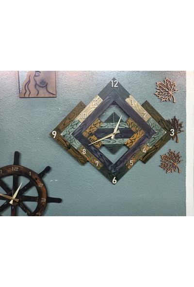 Bahemart Geometrik Saat Tasarımı New Design2 Lazer Kesim Bahemart Geometrik Saat Tasarımı New Design2 Lazer Kesim