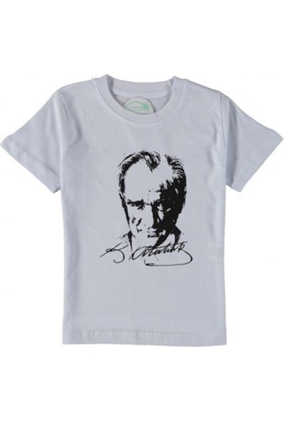 ÇİDEM'S Atatürk Baskılı Çocuk T-Shirt