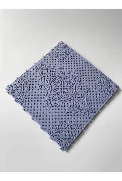 Gerçek Trend Mavi, Çini Desenli Ortopedik Plastik Yer Karosu Zemin Döşemesi Yer Izgarası 33X33 cm 1 M2 (9 Adet) Gerçek Trend Mavi, Çini Desenli Ortopedik Plastik Yer Karosu Zemin Döşemesi Yer Izgarası 33X33 cm 1 M2 (9 Adet)