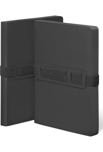 Nuuna Gri Noktalı Deri Defter Voyager Black A5 Munken Kağıt 176 Sayfa Nuuna Gri Noktalı Deri Defter Voyager Black A5 Munken Kağıt 176 Sayfa