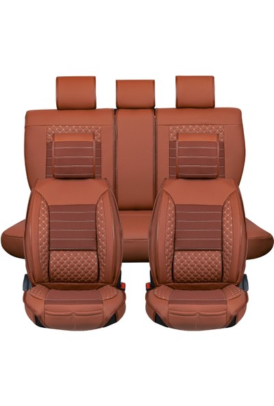 Plus Oto Lüx Deri Binek Araçlara Uyumlu Üniversal Oto Koltuk Kılıfı 5'li Takım Set Plus Oto Lüx Deri Binek Araçlara Uyumlu Üniversal Oto Koltuk Kılıfı 5'li Takım Set