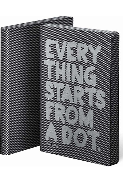 Nuuna Noktalı Defter Everythıng Starts From A Dot A5 Premium Kağıt 256 Sayfa