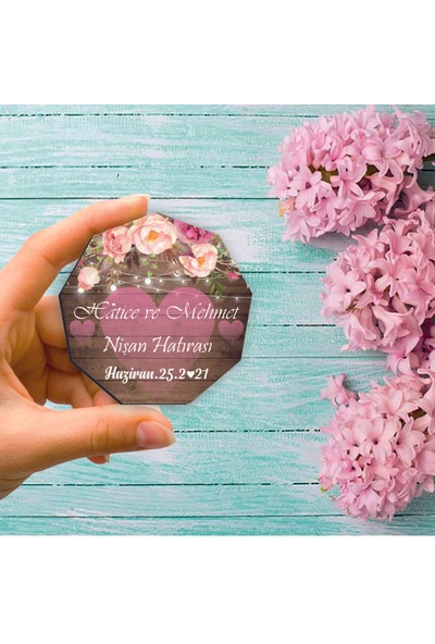 Eminönü Pazar 50 Adet Ahşap Magnet Nikah - Söz - Nişan - Kına Şekeri Eminönü Pazar 50 Adet Ahşap Magnet Nikah - Söz - Nişan - Kına Şekeri