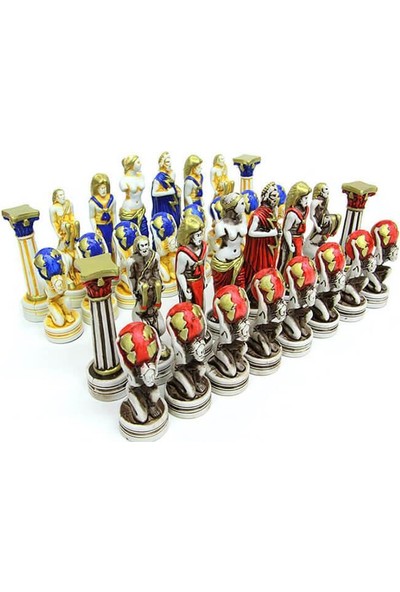 Tuğra Ticaret Satranç Taşı Polyester Ortaboy Herkül Dekoratif Hediyelik