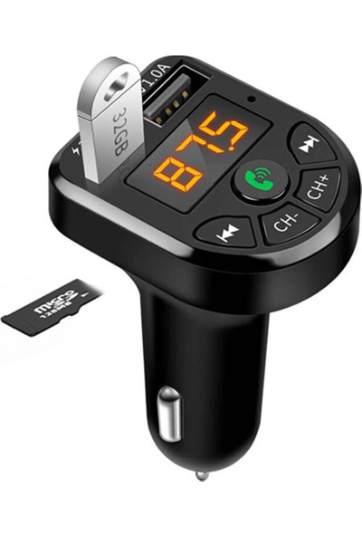 Loovox Fm Tansmitter Mp3 Bluetooth 5.0 Micro Sd USB Şarj Oto Müzik Çalar Loovox Fm Tansmitter Mp3 Bluetooth 5.0 Micro Sd USB Şarj Oto Müzik Çalar