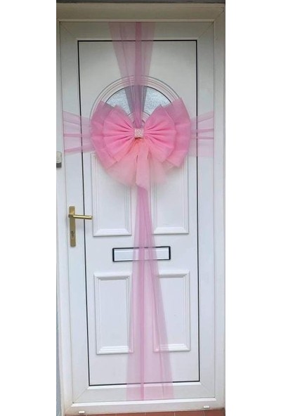 Ecrin Tuhafiye Hobi Pembe Pratik Kapı Tülü + Kapı Süsü Aksesuar Ecrin Tuhafiye Hobi Pembe Pratik Kapı Tülü + Kapı Süsü Aksesuar