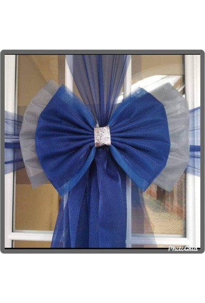 Ecrin Tuhafiye Hobi Gri Mavi Kapı Tülü + Kapı Süsü Aksesuar Ecrin Tuhafiye Hobi Gri Mavi Kapı Tülü + Kapı Süsü Aksesuar