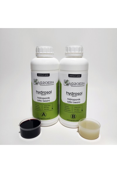 Agroera Topraksız Tarım Hidroponik Genel Besin 1 Lt. A+B Agroera Topraksız Tarım Hidroponik Genel Besin 1 Lt. A+B