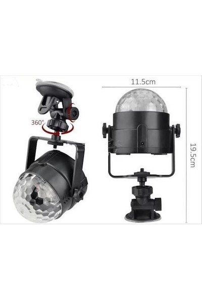 Çarşıhan Uzaktan Kumandalı Sese Duyarlı USB Girişli Disko Topu Çarşıhan Uzaktan Kumandalı Sese Duyarlı USB Girişli Disko Topu