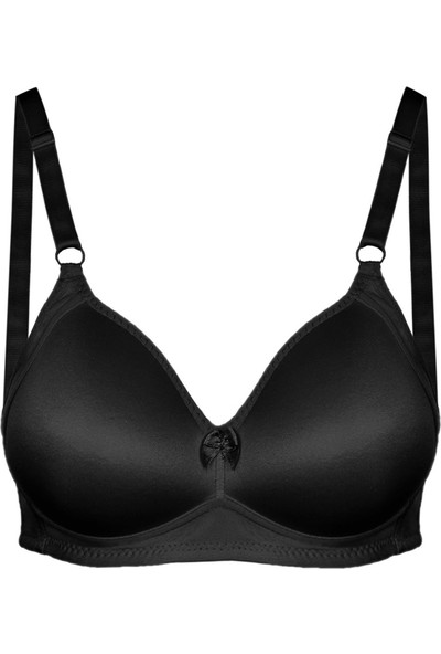 Alışveriş Meydanı Kadın Siyah Toparlayıcı Küçültücü Balensiz Boş Kap Sütyen