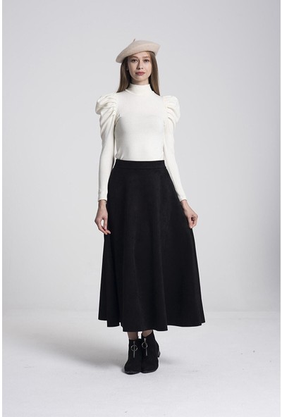 Modabirsen Kadın Mevlana Süet Etek