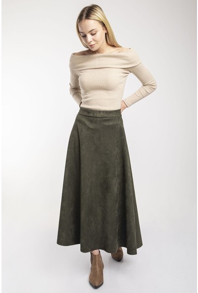 Modabirsen Kadın Mevlana Süet Etek