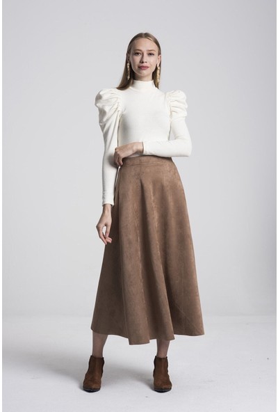 Modabirsen Kadın Mevlana Süet Etek