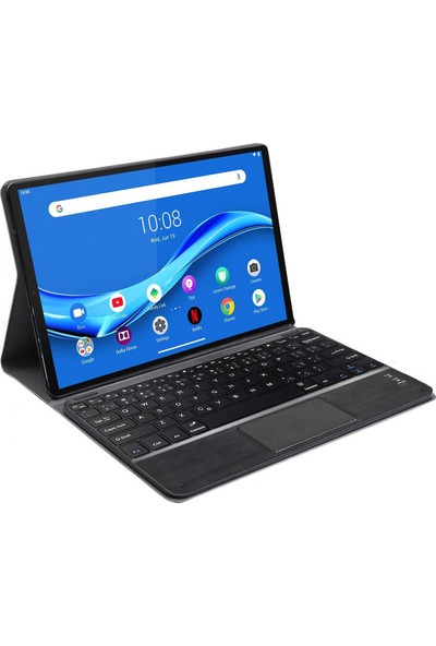 Microcase Lenovo M10 Plus 10.3 Inch TB-X606 X606F Bluetooth Touchpad Klavye + Bkk5 Standlı Kılıf - Siyah Microcase Lenovo M10 Plus 10.3 Inch TB-X606 X606F Bluetooth Touchpad Klavye + Bkk5 Standlı Kılıf - Siyah