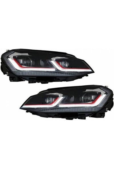 BoostZone Volkswagen Golf 7.5 (2014-2018) LED Far Seti Kayar LED Sinyalli LAM-T035