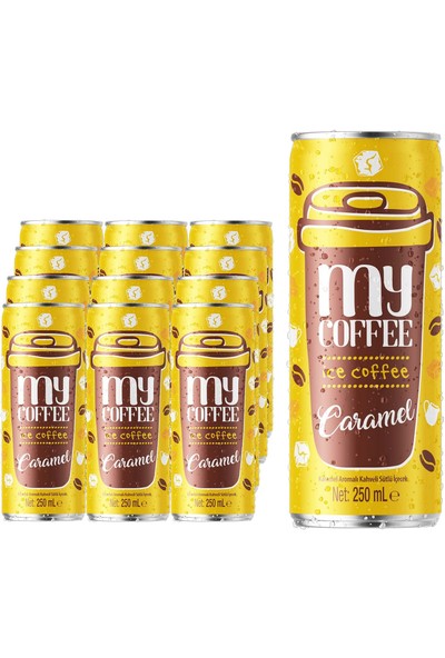 MEYSU My Coffee Caramel 250 ml 12 Lı Paket