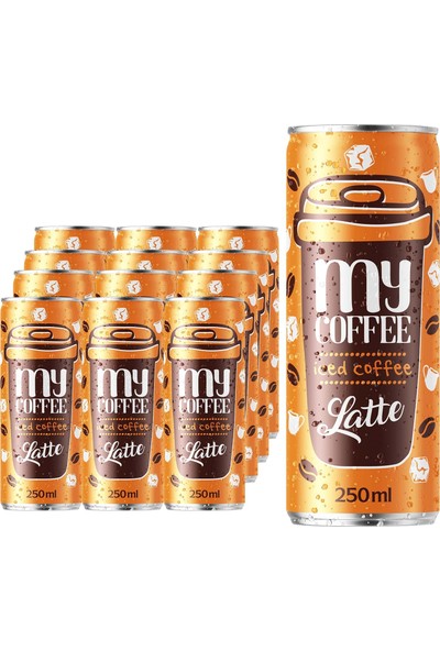 MEYSU My Coffee Latte 250 ml 12 Lı Paket