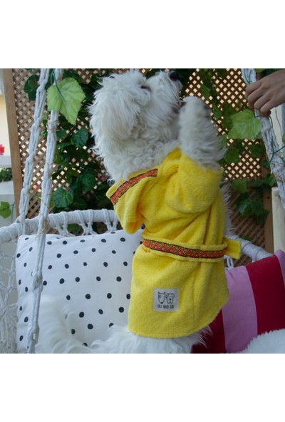 Oli And Lui Lemon Köpek Bornozu Oli And Lui Lemon Köpek Bornozu