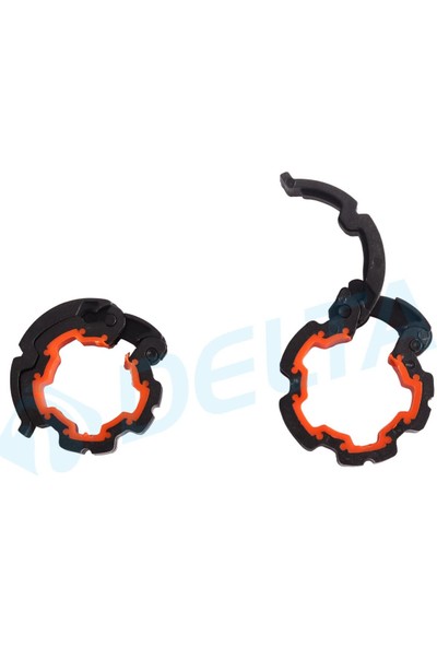 Delta 2 Adet Plastik Klips Bar Sıkıştırma Aparatı Kıskaçlı Plaka Kelepçesi