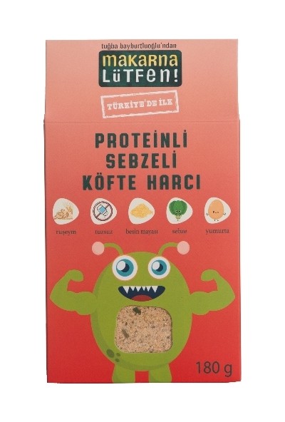 Makarna Lütfen Proteinli ve Sebzeli Köfte Harcı 180 gr Makarna Lütfen Proteinli ve Sebzeli Köfte Harcı 180 gr
