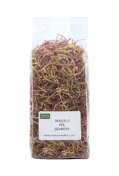 Makarna Lütfen Sebzeli Tel Şehriye 250 gr Makarna Lütfen Sebzeli Tel Şehriye 250 gr