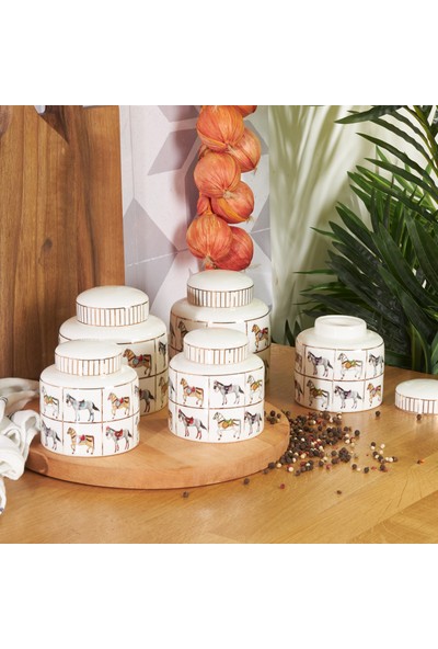 Karaca Horse 5 Parça Baharat Takımı Karaca Horse 5 Parça Baharat Takımı