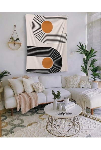 Hobimania Duvar Örtüsü Tapestry Bohem Çizgiler Bohemian 150X200 cm Duvar Dekorasyon Moda Hobimania Duvar Örtüsü Tapestry Bohem Çizgiler Bohemian 150X200 cm Duvar Dekorasyon Moda