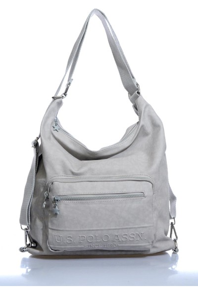 U.s. Polo Assn. US8740 Bej Kadın Omuz ve Sırt Çantası