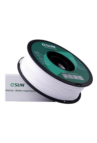 Esun Düz Beyaz Petg Filament Esun Düz Beyaz Petg Filament