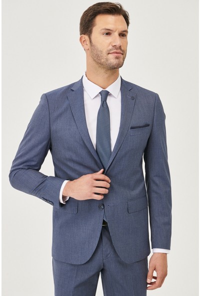 Altınyıldız Classics Slim Fit Desenli Takım Elbise