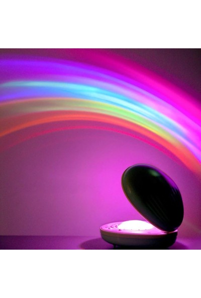 MiniHome Gökkuşağı Kabuk LED Projektör Lamba MiniHome Gökkuşağı Kabuk LED Projektör Lamba
