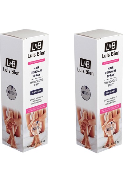 Luis Bien 2 Adet Luis Bien Tüy Dökücü Sprey 100 ml Kadınlar Için