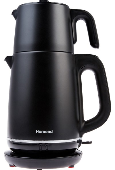 Homend Royaltea 1727H Mat Siyah Paslanmaz Çelik Çay Makinesi
