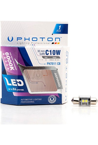 Photon C10W 12V 30mm Can-Bus Sofit LED PH7011 Photon C10W 12V 30mm Can-Bus Sofit LED PH7011