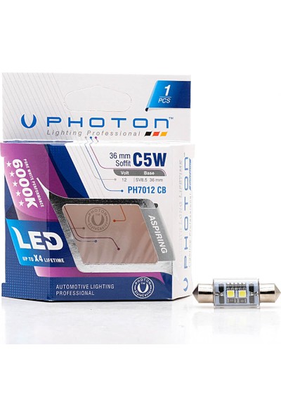 Photon C5W 12V 36mm Can-Bus Sofit LED PH7012 Photon C5W 12V 36mm Can-Bus Sofit LED PH7012