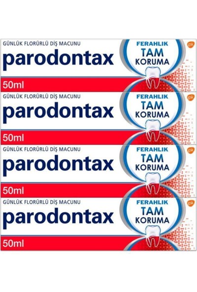 Parodontax Tam Koruma Ekstra Ferahlık 50ML x 4 Adet Parodontax Tam Koruma Ekstra Ferahlık 50ML x 4 Adet