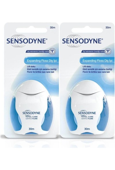 Sensodyne Gentle Floss Diş İpi 30 mt x 2 Adet Sensodyne Gentle Floss Diş İpi 30 mt x 2 Adet