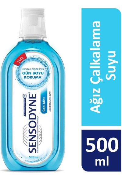 Sensodyne Ağız Bakim Suyu Cool Mint 500Ml Sensodyne Ağız Bakim Suyu Cool Mint 500Ml