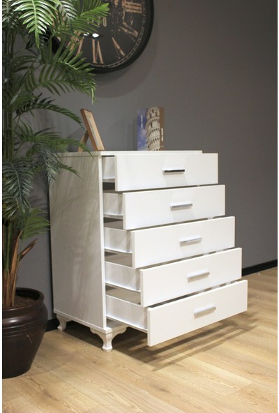 Piranlar Neva Lüx Şifonyer - Çekmeceli - Lükens Ayak