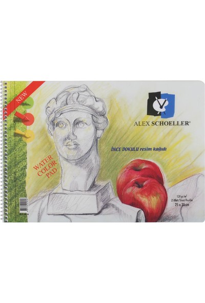 Ale x Schoeller Pp Kapak Resim ve Eskiz Çizim Defteri 120 gr 25 x 35 cm 25 Yp. Ale x Schoeller Pp Kapak Resim ve Eskiz Çizim Defteri 120 gr 25 x 35 cm 25 Yp.